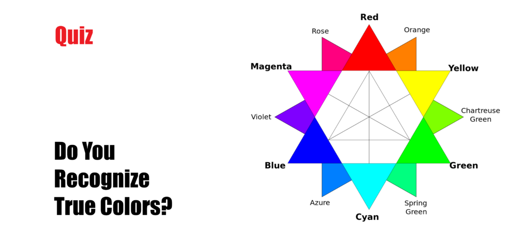 Quiz. Do You Recognize True Colors? - The Official Register of Color Names